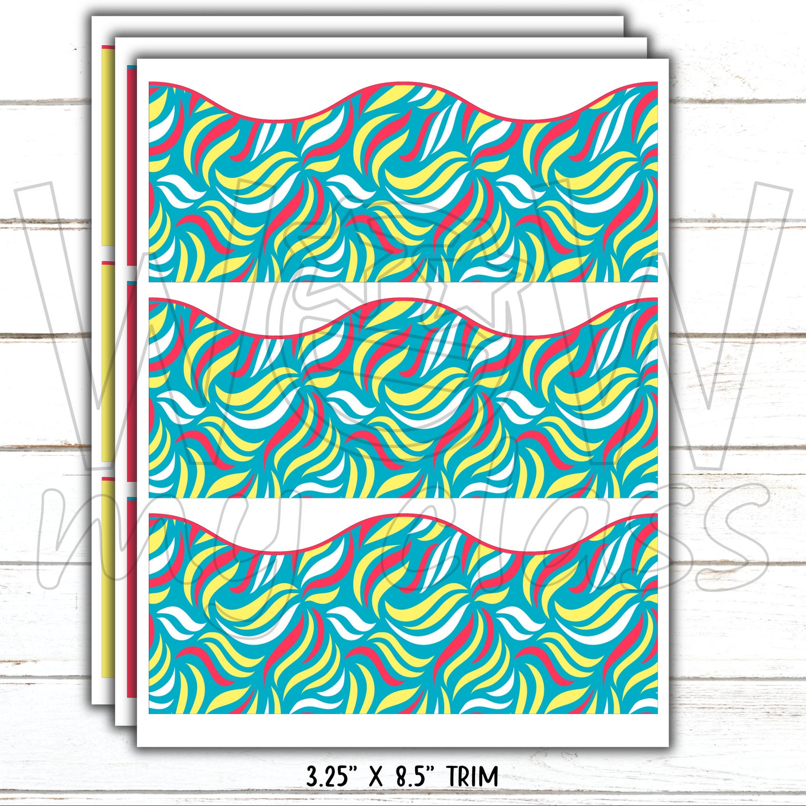 Borders for Bulletin Boards | Print & Cut, Seamless | Classroom Board ...