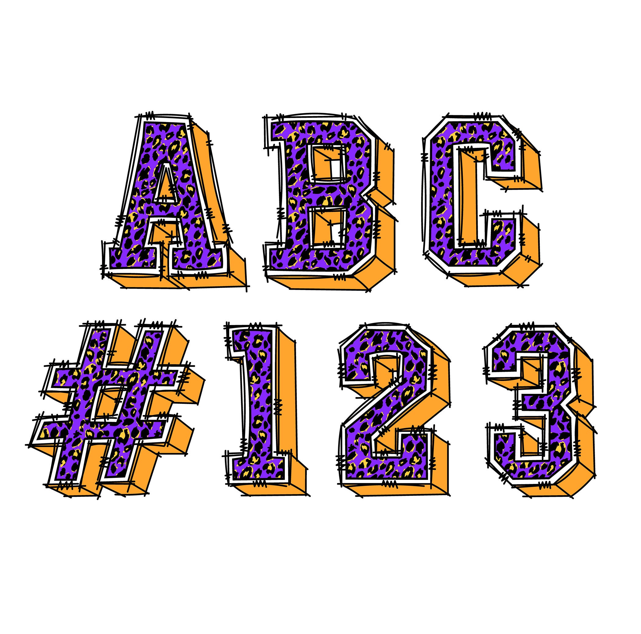 Carattere Logo Tigri Lsu