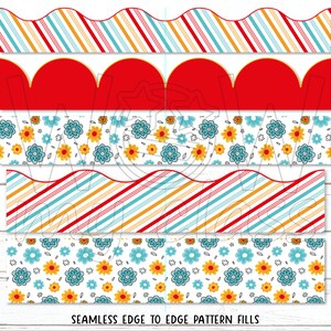 Borders for Bulletin Boards | Print & Cut, Seamless | Classroom Board ...