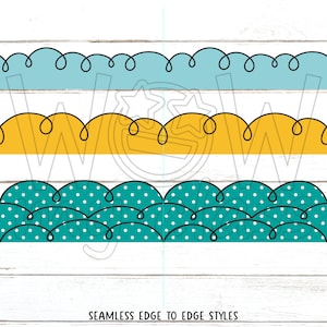 Doodle Borders for Bulletin Boards | Print & Cut, Seamless | Classroom ...
