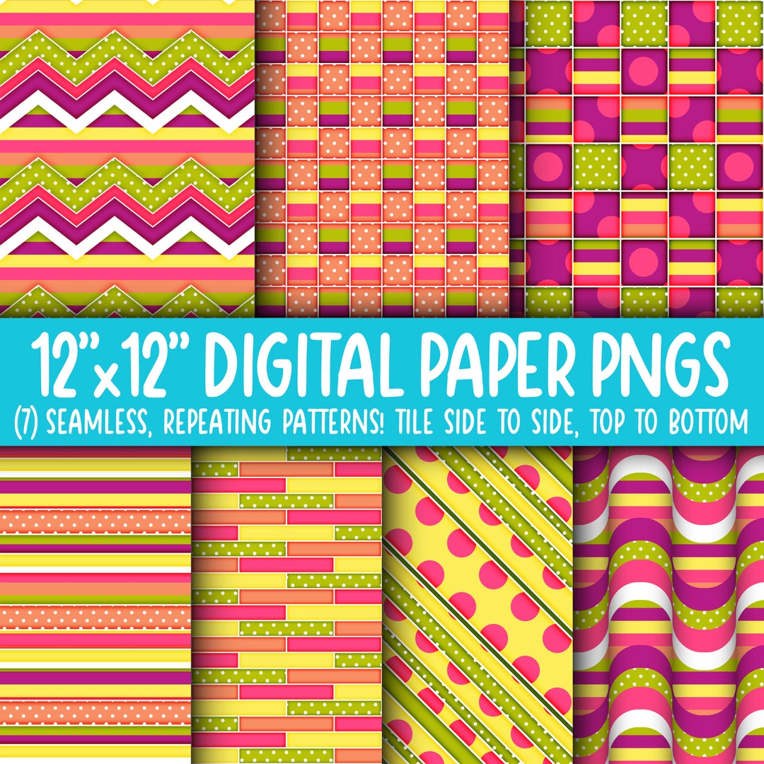 Wallpaper Background - Digital Paper | Seamless | Chevron, Brick ...