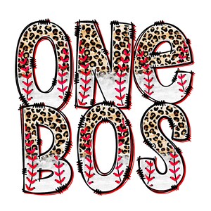 Baseball Letters PNG With Leopard and Baseball Stitching Background ...