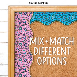 Borders for Bulletin Boards | Print & Cut, Seamless | Classroom Board ...