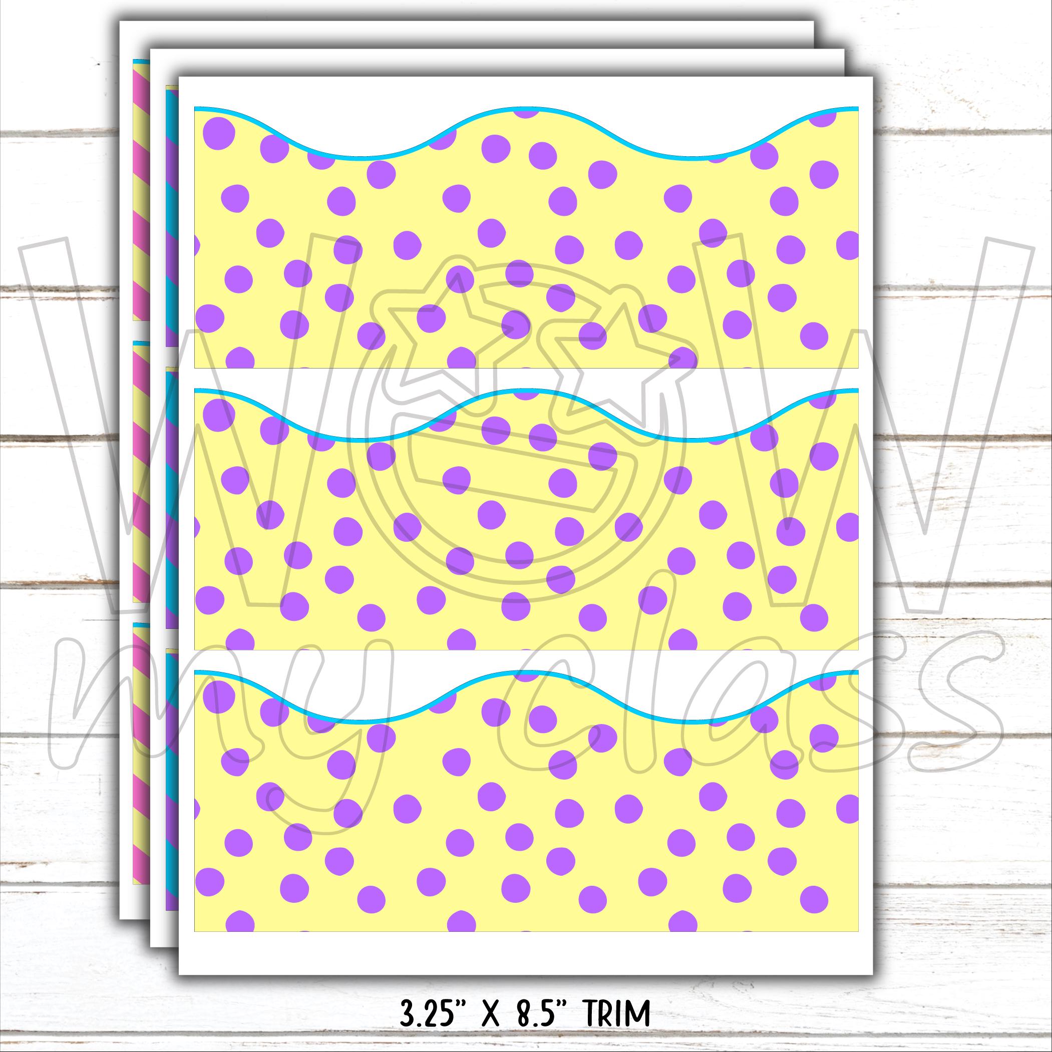 Borders for Bulletin Boards | Print & Cut, Seamless | Geometric ...