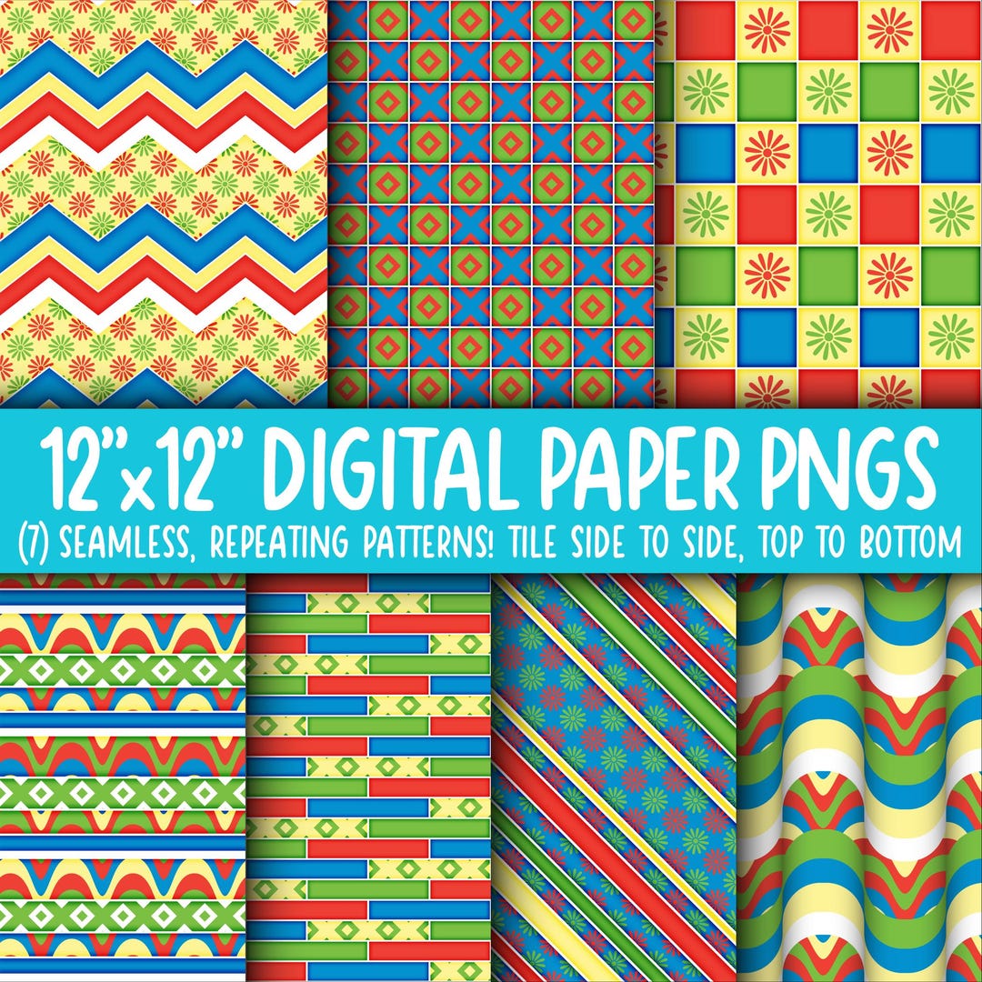 Wallpaper Background - Digital Paper | Seamless | Flowers, Diamonds ...