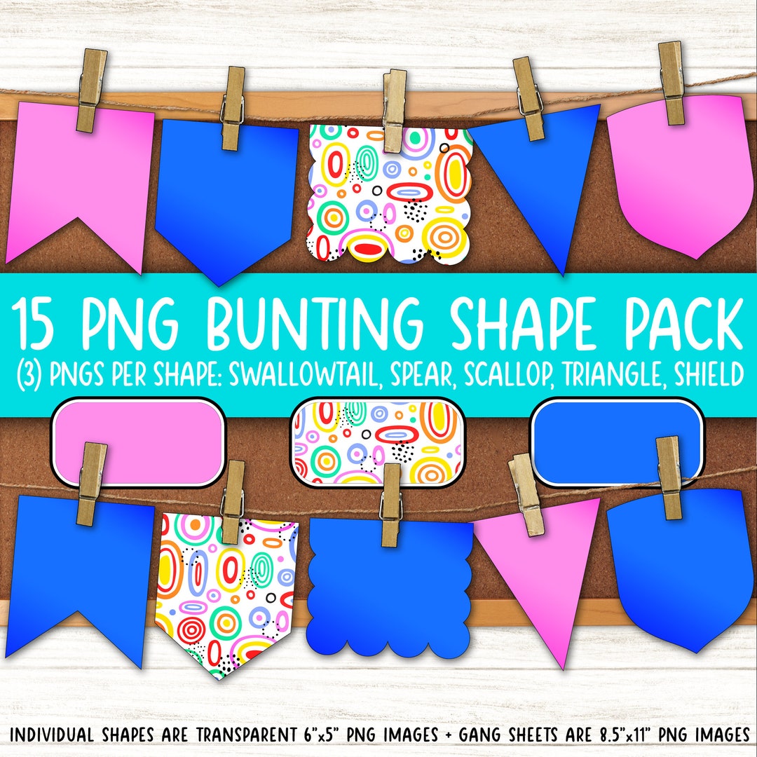 Pennant/bunting Banner Kit (for Walls & Bulletin Boards), Fun and ...