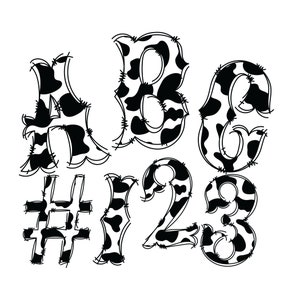 Digital Download | Western Doodle Cow Print Pattern Fill | PNG Clipart ...