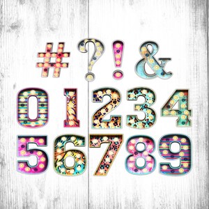 Patterned Alphabet PNG, Decorative Marquee Letters & Marquee Numbers ...