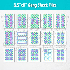 Wall Calendar - Pocket Chart for Teachers | Grid, Stripes, Polka Dots ...