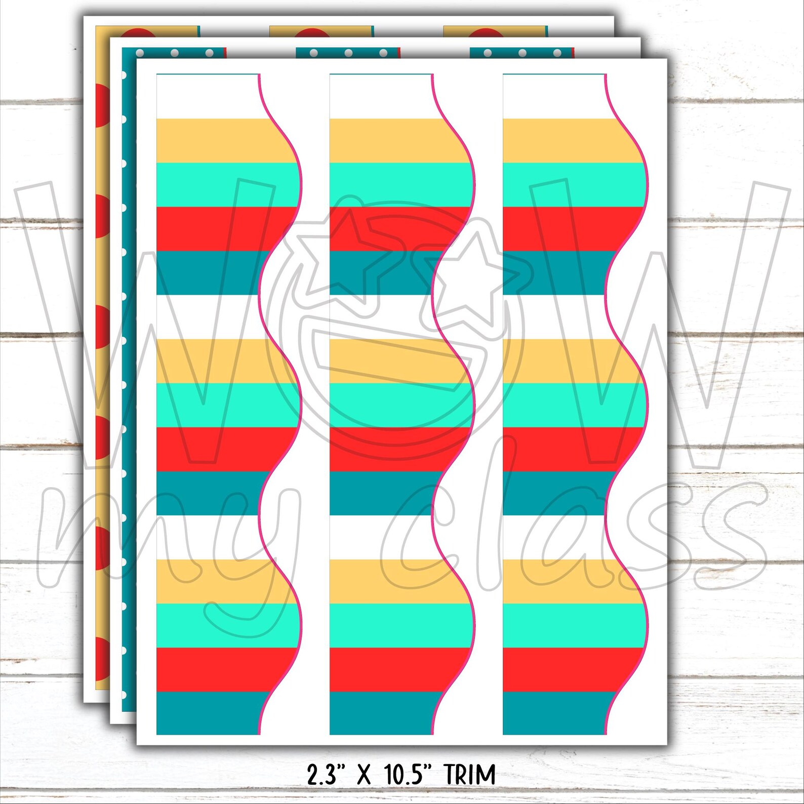 Borders for Bulletin Boards | Print & Cut, Seamless | Polka Dots, Mini ...
