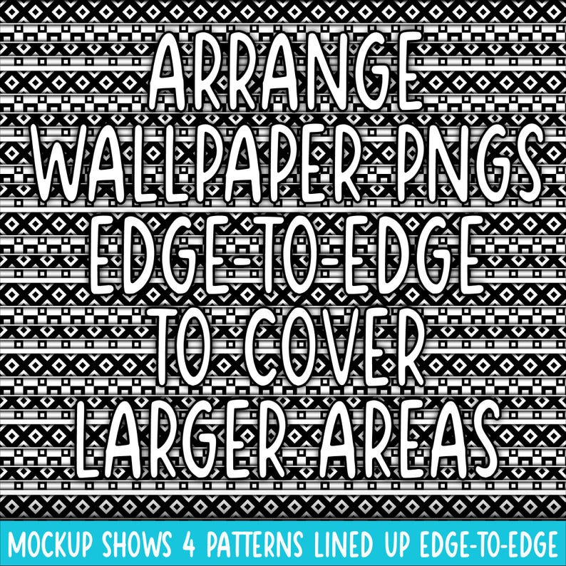 Wallpaper Background - Digital Paper | Seamless | Black, White, Use ...