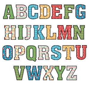 Digital Download | Chunky Christmas Multi Pattern Fill 1 | PNG Clipart ...