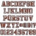 Football Letters PNG, Pebble Grain Texture & Laces Pattern Fill Alpha ...