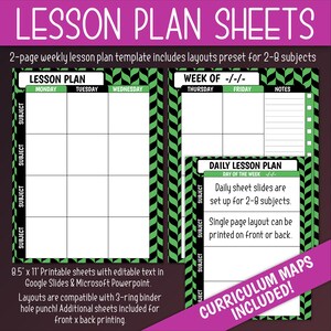 Lesson Plan Sheets & Curriculum Maps editable Geometric Shapes, Circles ...
