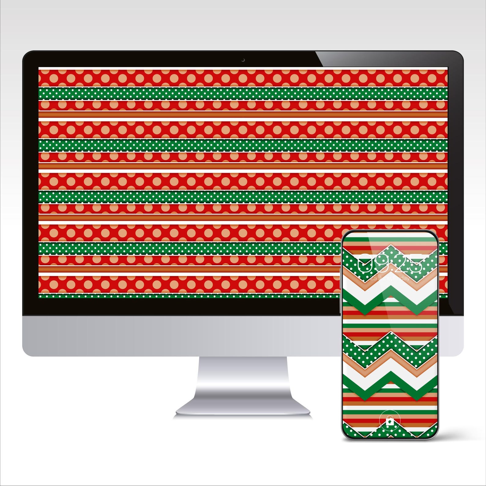 Wallpaper Background - Digital Paper | Seamless | Polka Dots, Mini Dots ...