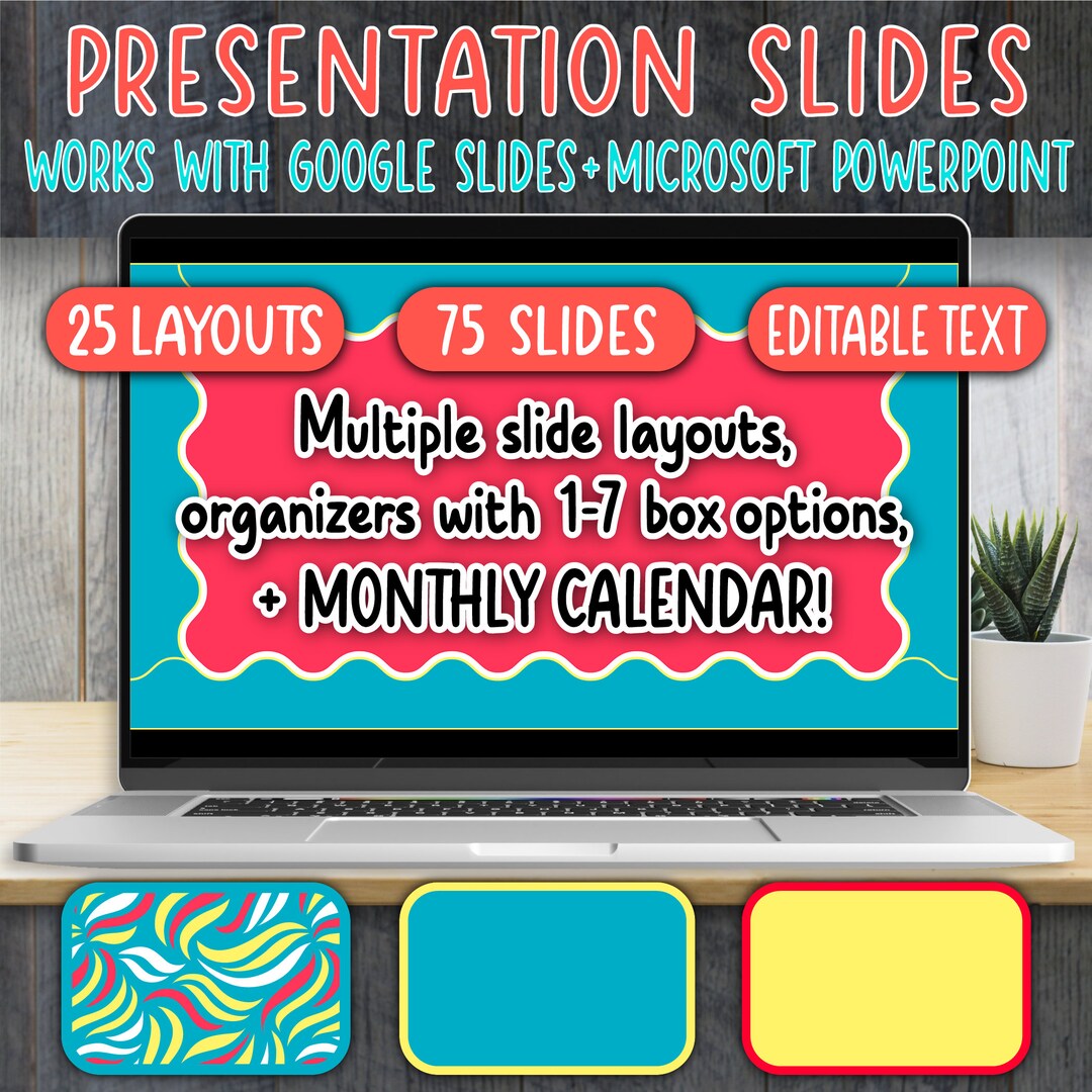Google Slide & Powerpoint Templates (editable) | Teacher Presentation ...