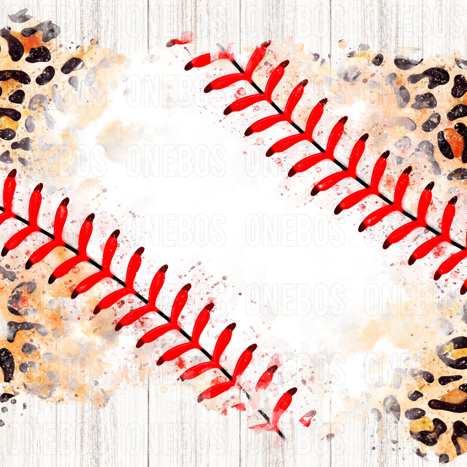 Digital Patch 6 Background Pngs Leopard Baseball Mix | Etsy