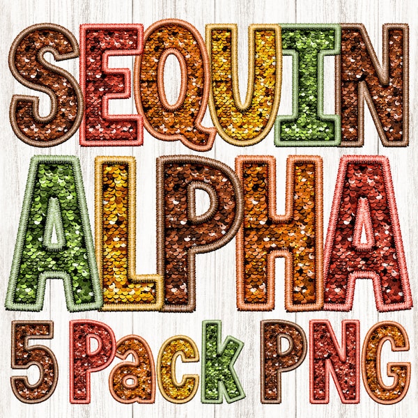 Faux Embroidery Alphabet Png - Etsy