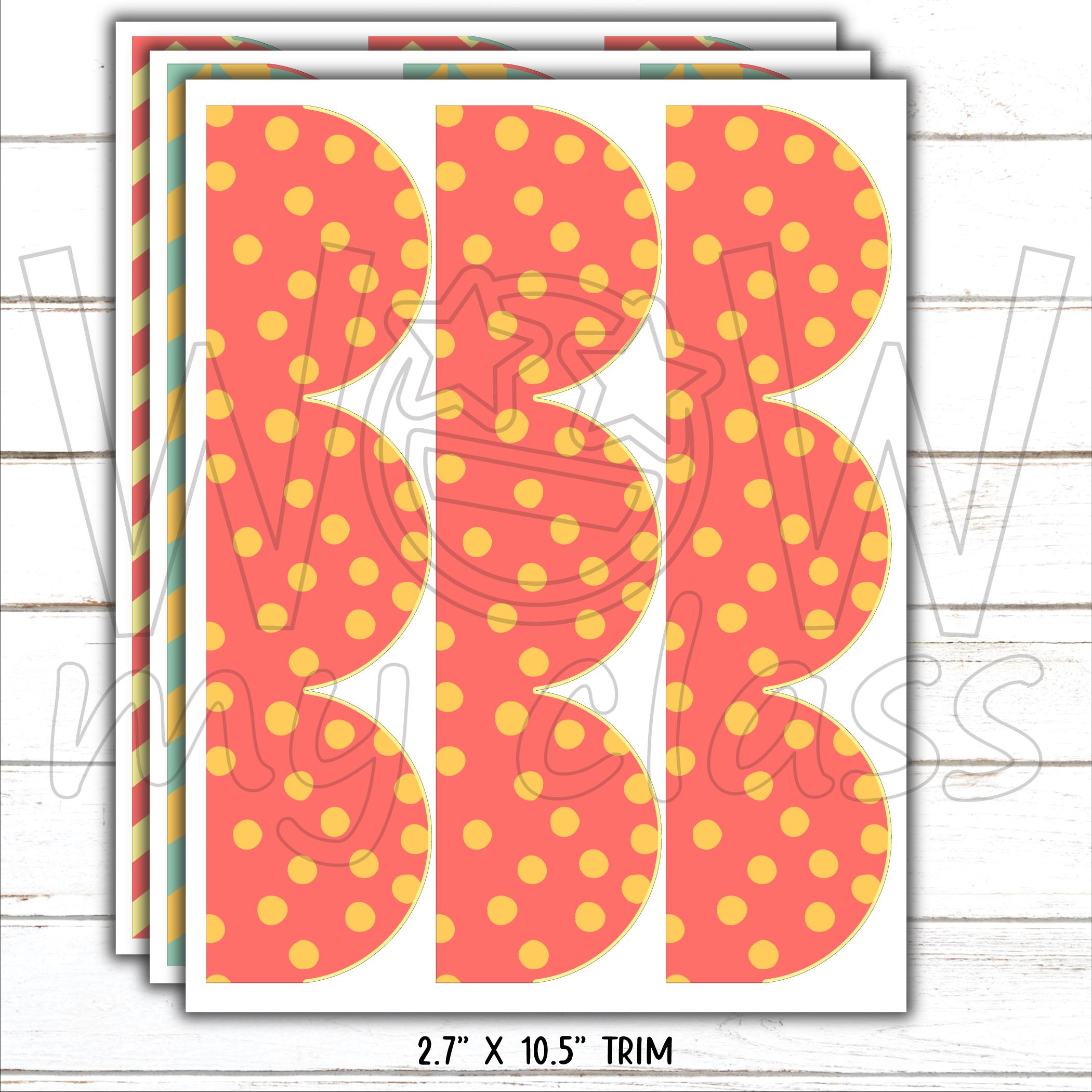 Borders for Bulletin Boards | Print & Cut, Seamless | Geometric ...