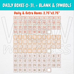 Wall Calendar - Pocket Chart for Teachers | Stripes, Polka Dots, Calm ...