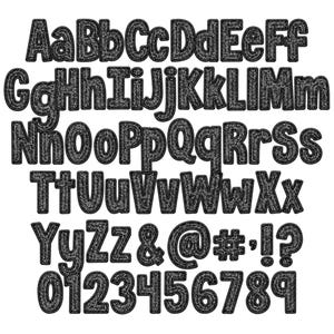 Faux Embroidery Alphabet Bundle, 15 Stitch Styles, Sequin Alphabet PNG ...