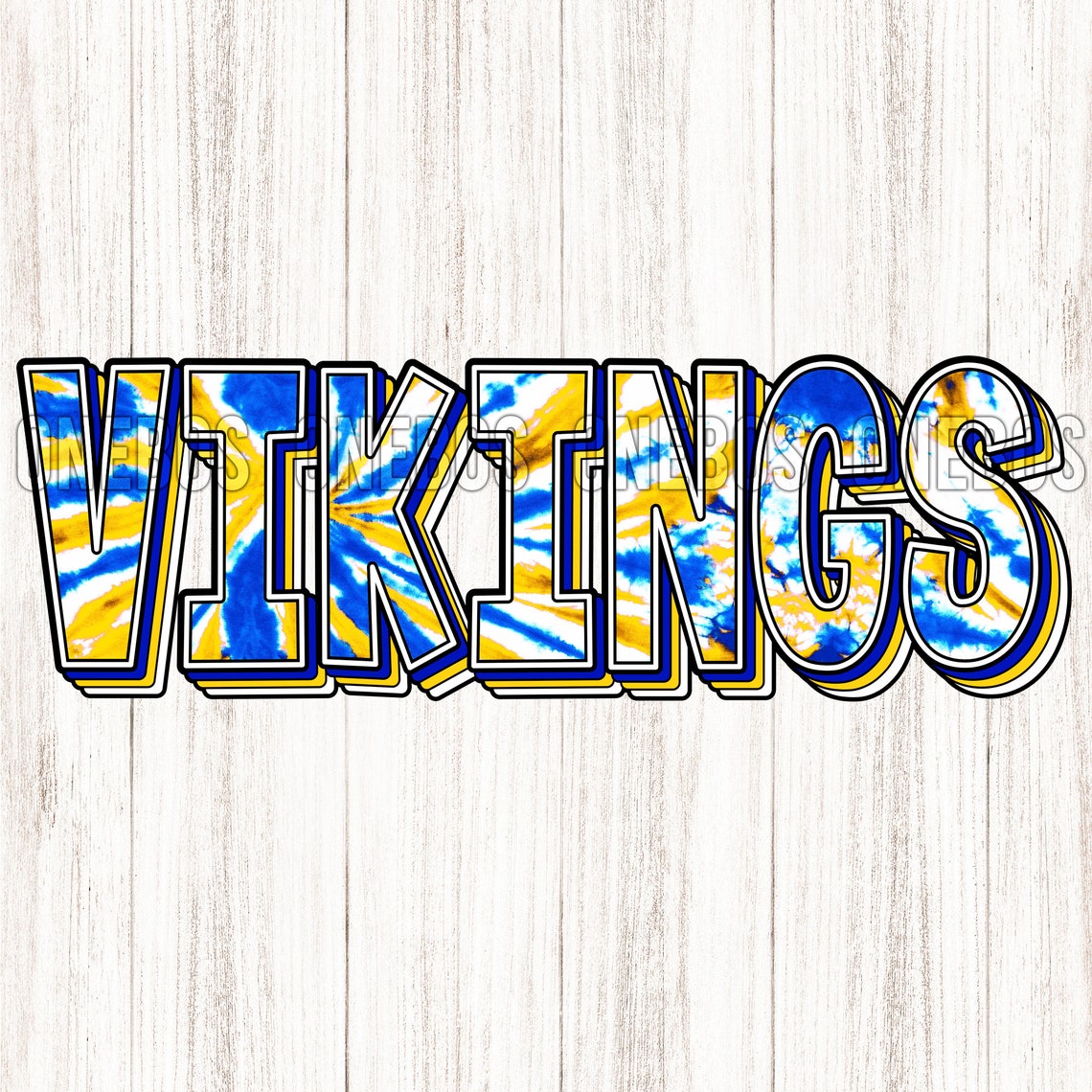 Vikings School Spirit Mascot Digital Download PNG Tie-dye - Etsy