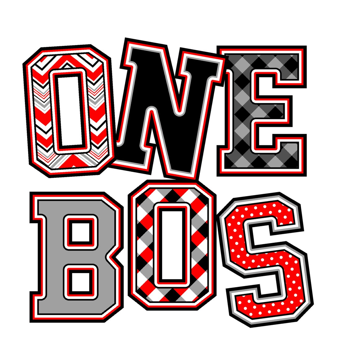 Preppy Alphabet PNG Bundle 9 Sets of Letters Numbers | Etsy