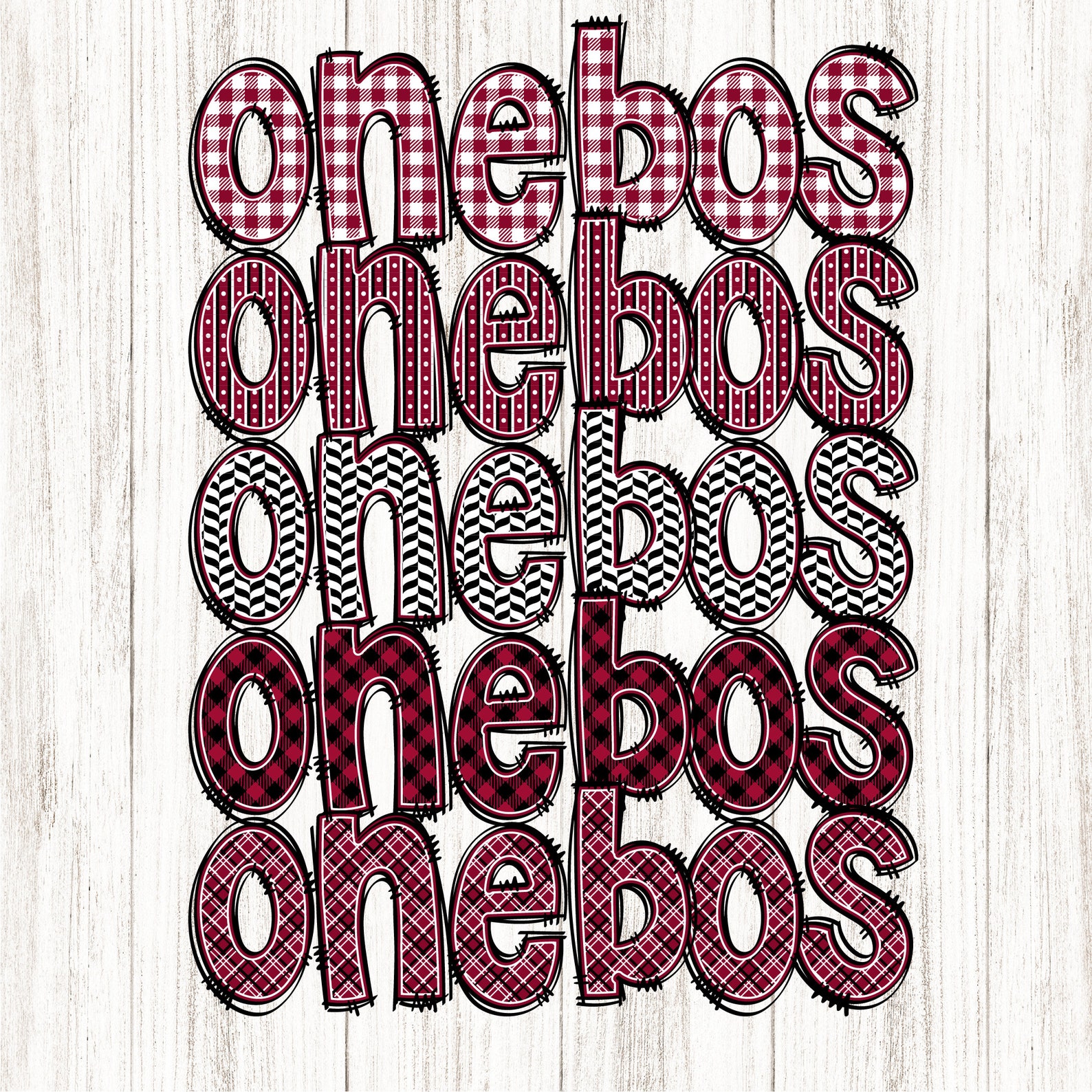 Big Pattern Alphabet Bundle 20 Sets Funky Plaid Polka Dot - Etsy