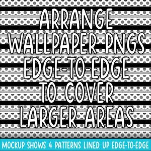 Wallpaper Background - Digital Paper | Seamless | Black, White, Ink ...