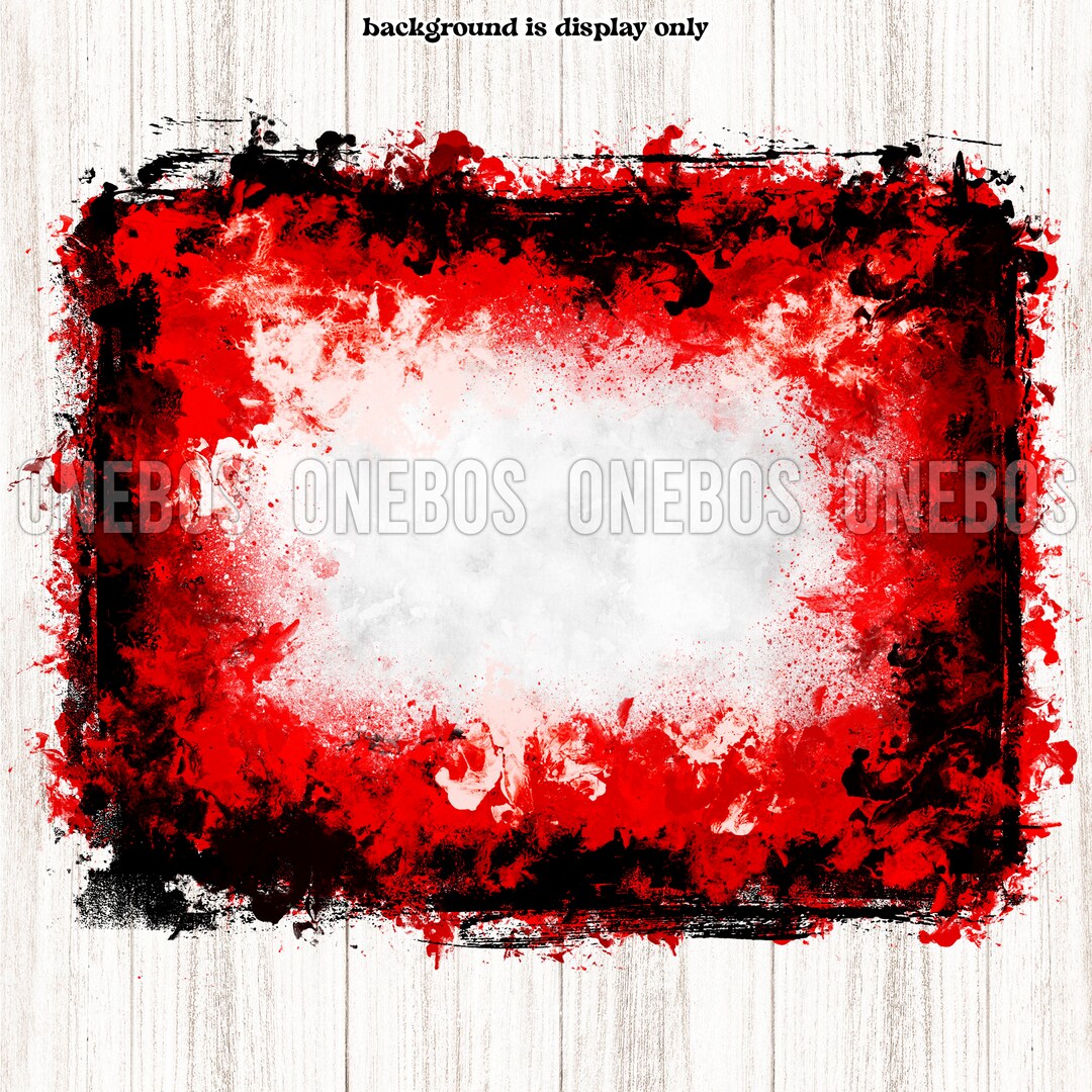 Grunge Red & Black Background, Backsplash, Distress Frame, Vintage ...