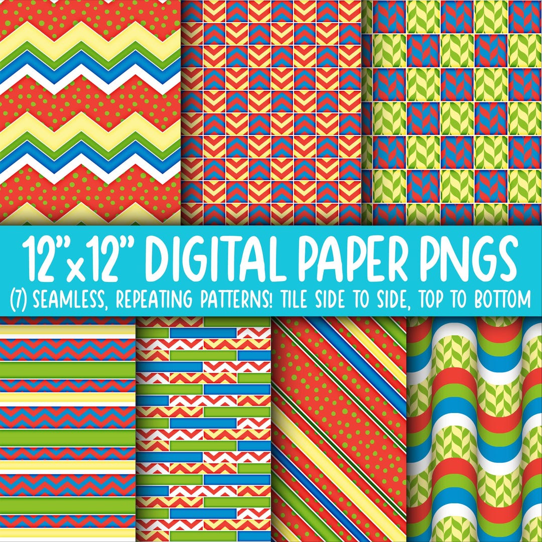 Wallpaper Background - Digital Paper | Seamless | Geometric, Chevron ...