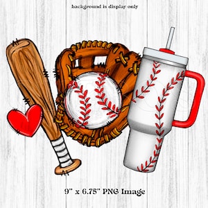Baseball Cup Doodle Clipart, Digital Download, Collage, Baseball Drink ...