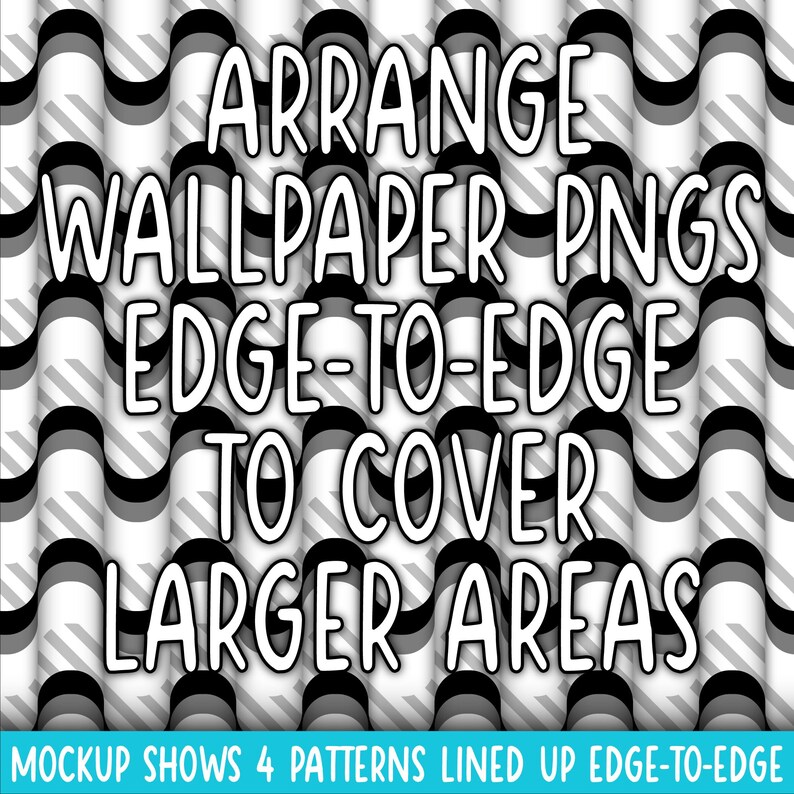 Wallpaper Background - Digital Paper | Seamless | Black, White, Ink ...