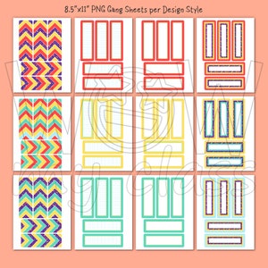 Digital Bookmark Printables, Clipart Bundle Set of 12, Crayon, Purple ...