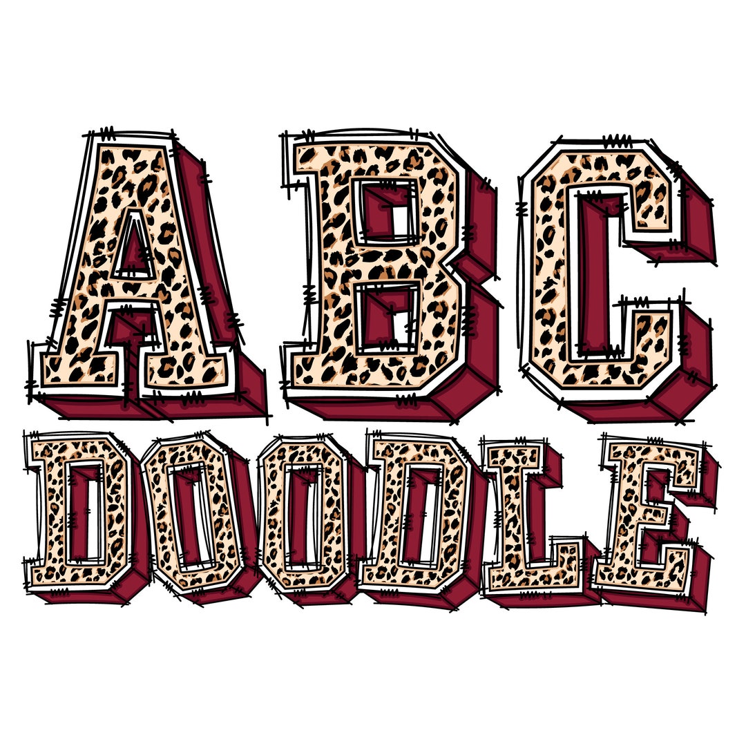 Digital Doodle | Athletic Varsity Sports College School Letters ...