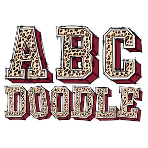 Digital Doodle | Athletic Varsity Sports College School Letters ...