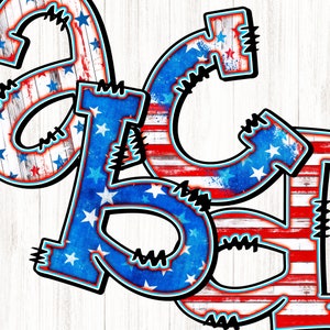 Stars N Stripes Alpha Bundle of 4 Designs, Stars, Stripes, Grunge ...