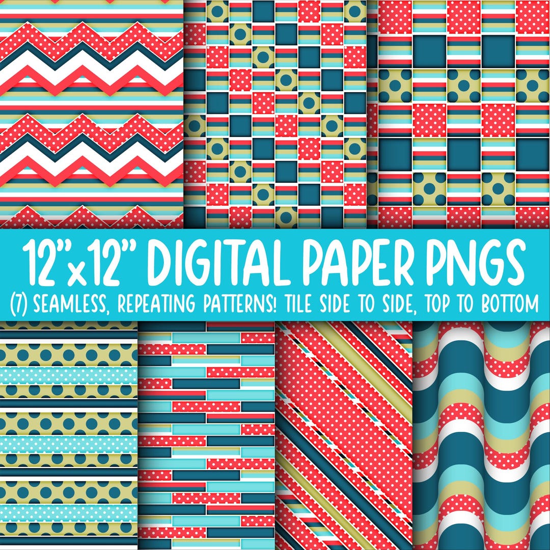 Wallpaper Background - Digital Paper | Seamless | Polka Dots, Mini Dots ...