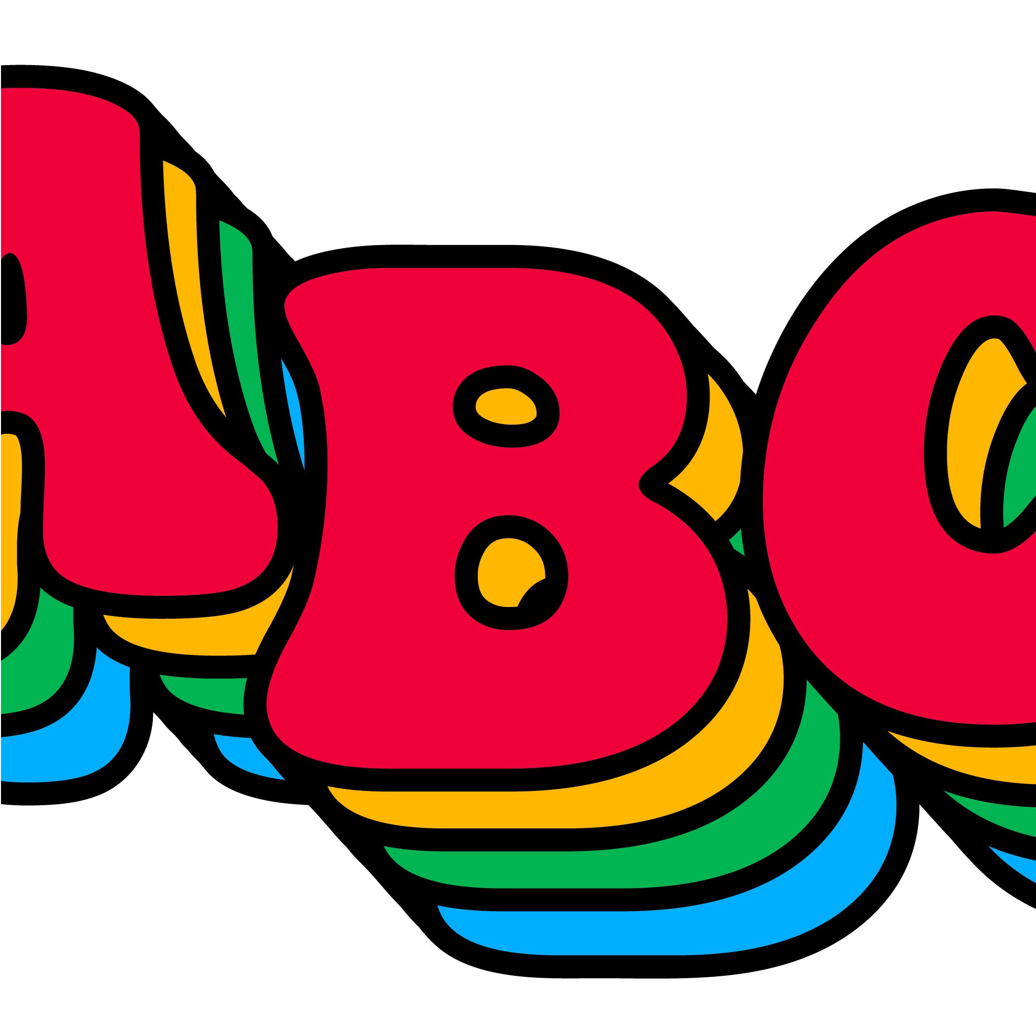 Retro SVG | Letter Type | Retro Bubble With Drop Shadow | Vintage ...