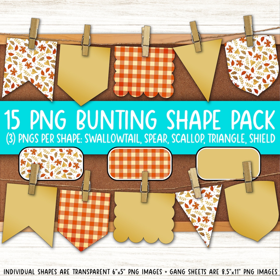 Pennant/bunting Banner Kit (for Walls & Bulletin Boards) | Fall, Autumn ...