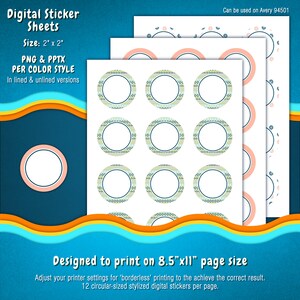 Label Sheet Templates, Editable Text | Avery Compatible | Boho ...