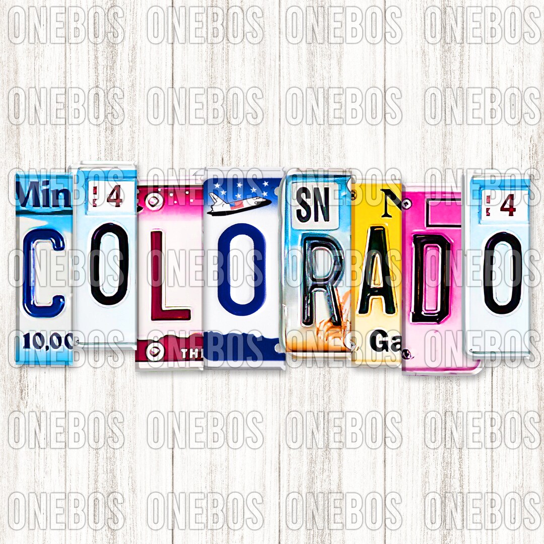 Colorado Word PNG | Digital Word Design Ready to Press | Sublimation ...