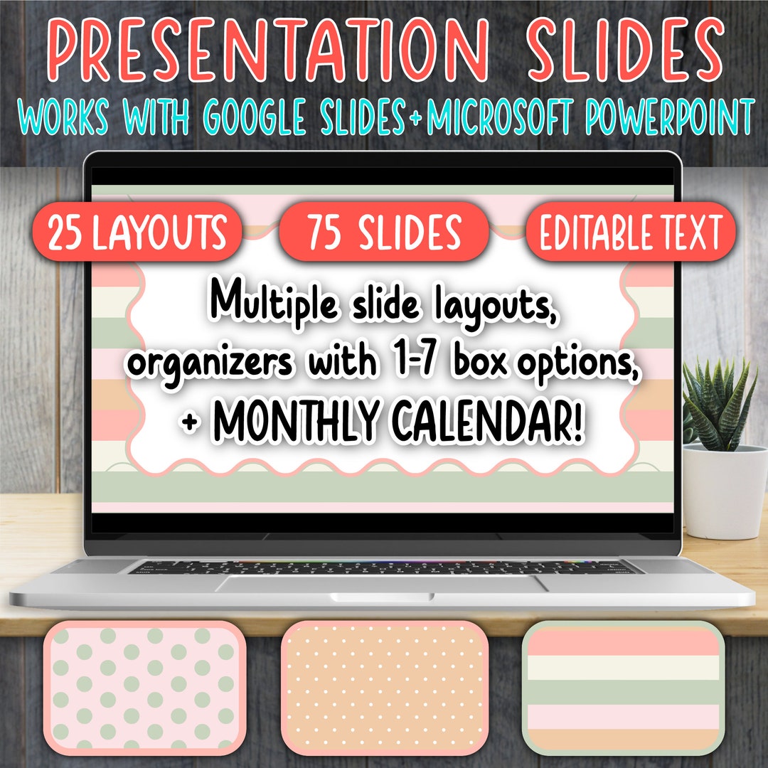 Google Slide & Powerpoint Templates (editable) | Teacher Presentation ...
