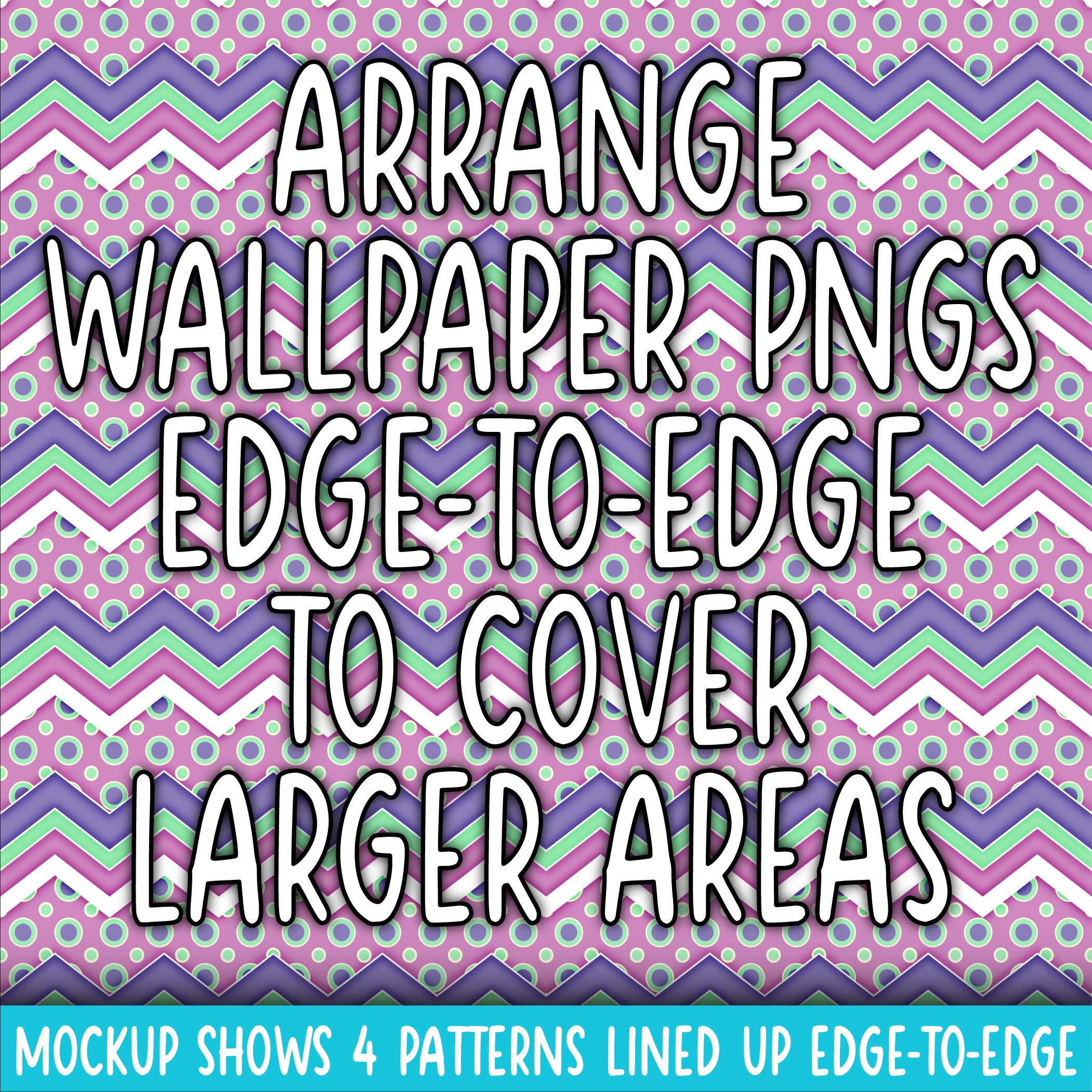 Wallpaper Background - Digital Paper | Seamless | Circles, Dots, Stars ...
