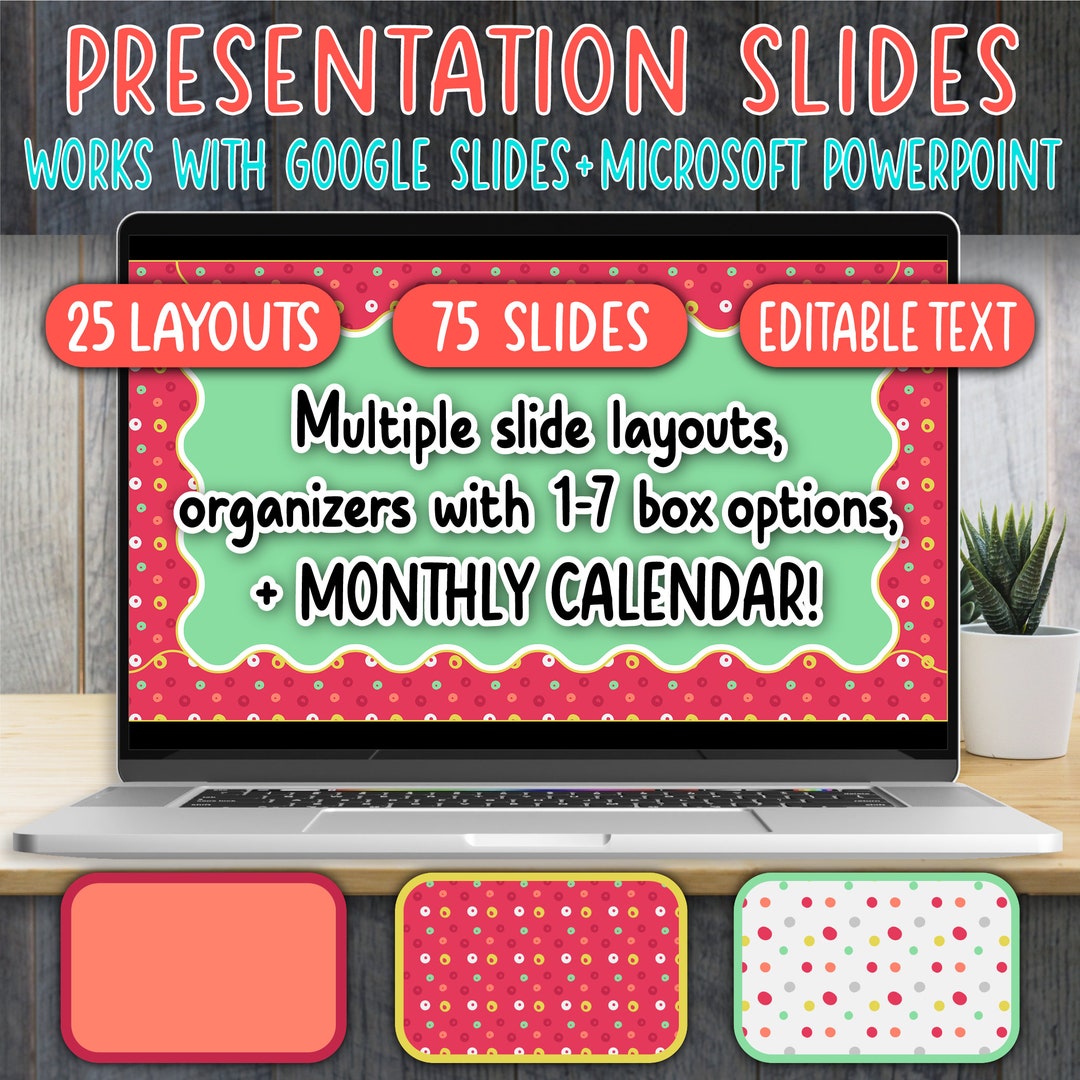 Google Slide & Powerpoint Templates (editable) | Teacher Presentation ...