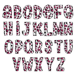 Digital Download | Doodle Pink Leopard Print 3 Pattern Fill | PNG ...