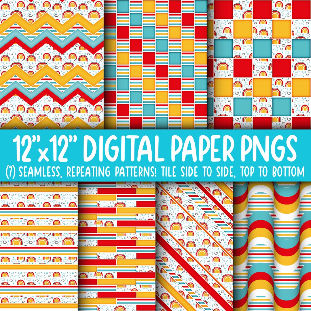 Wallpaper Background - Digital Paper | Seamless | Chevron, Brick ...