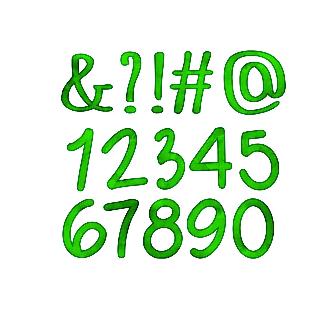 Split Crayon Watercolor PNG for Monogram, Primary Colors, Make Custom ...