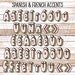 Alphabet Number Set for Boards - Bread Bubble | +french & Spanish ...