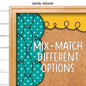 Doodle Borders for Bulletin Boards | Print & Cut, Seamless | Classroom ...